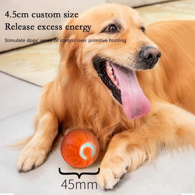 AUTOMATIC JUMPING BALL Pet Dog Interactive Training Ball ToDE Toy Y6O4 ...