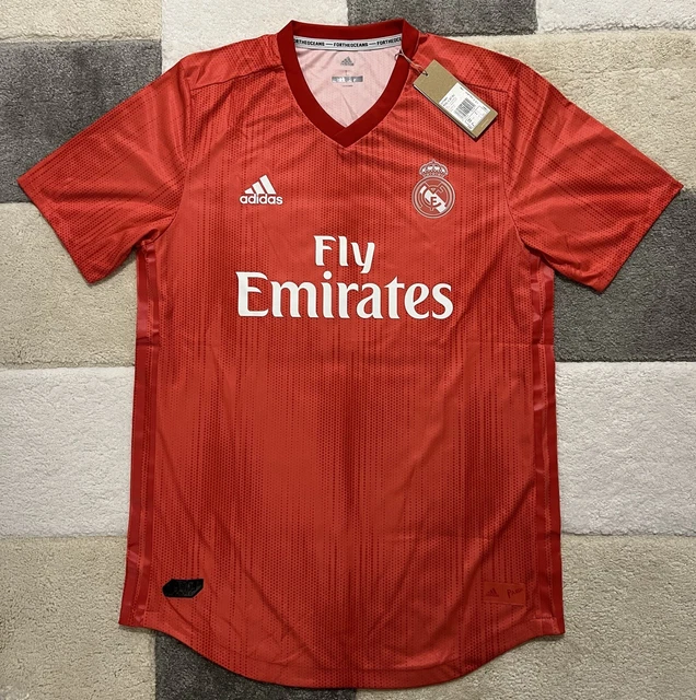 NEW OFFICIAL REAL Madrid Authentic Player Version 3rd Shirt 18/19 ...