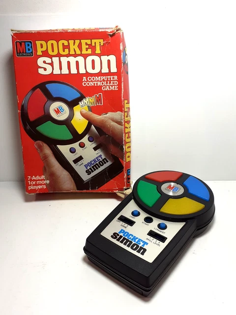 POCKET SIMON VINTAGE 1980 MB Electronics, Operated Hand-held Game. £8. ...