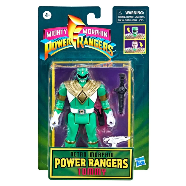 POWER RANGERS MIGHTY Morphin Retro-Morphin Tommy Action Figure [White ...