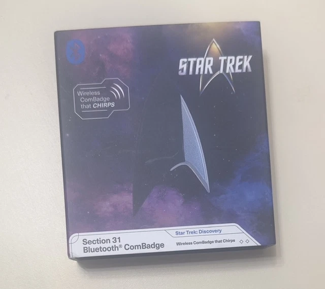 OFFICIAL STAR TREK Section 31 Bluetooth Communicator Badge Speaker ...