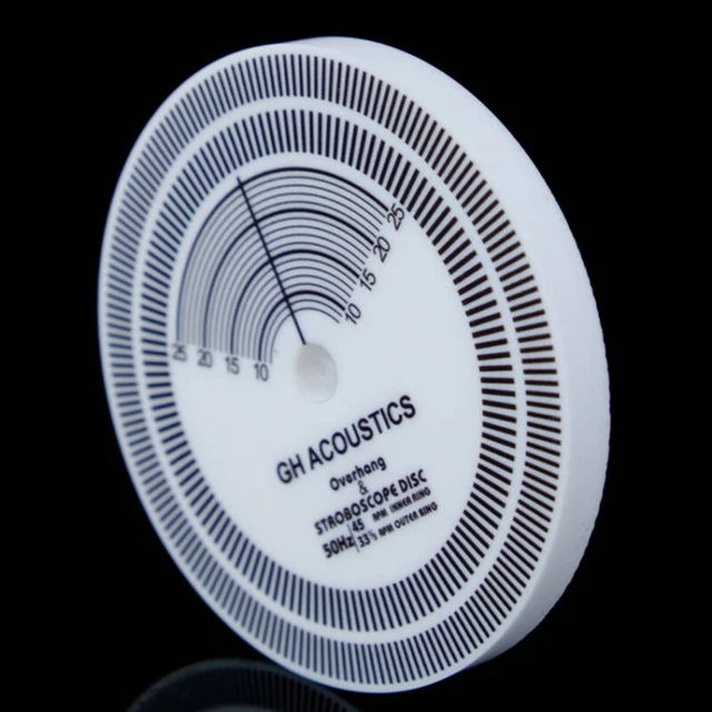 FOR TURNTABLES RECORD Speed Test Calibration Disc Measurement 33/45 $19 ...