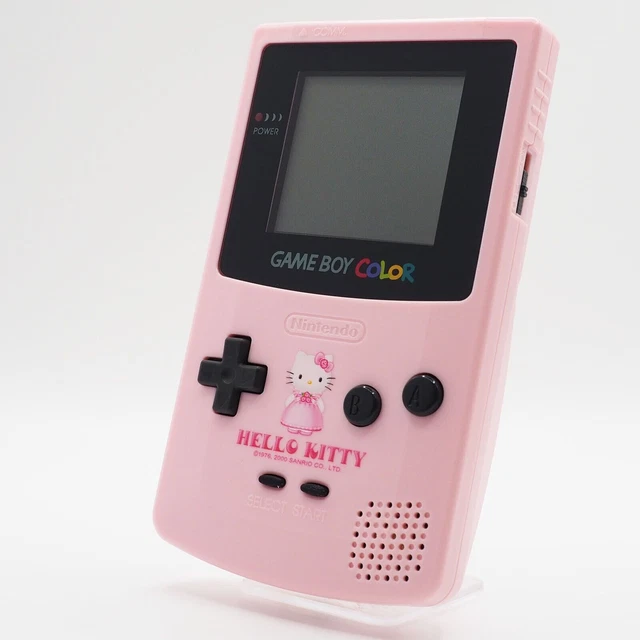 CONSOLE NINTENDO GAME Boy Color HELLO KITTY CGB-001 NOUVEL ÉCRAN TESTÉ ...