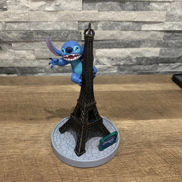 DISNEYLAND PARIS EXCLUSIVE Stitch Eiffel Tower Figurine Statue £30.00 ...