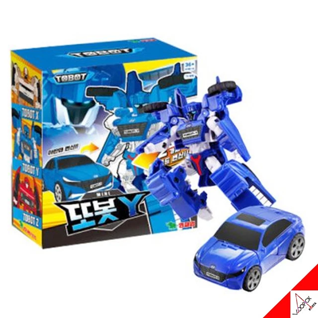 TOBOT 2023 MINI New Tobot Y Transformer Robot Hyundai Avante Blue Car ...