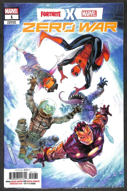 FORTNITE X MARVEL Zero War #1 Jim Cheung 1:25 Variant (Polybagged) £14. ...