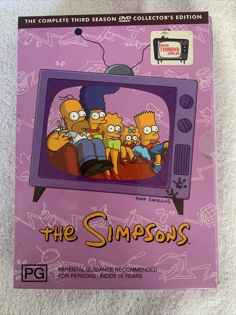 THE SIMPSONS THE Complete Third Season 3 Collector's Box Set DVD R4 ...