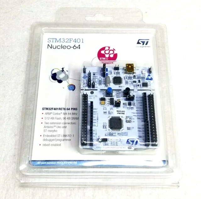 STM32F401 NUCLEO-64 AVEC STM32F401RET6 64 Broches Embarqué Évaluation ...