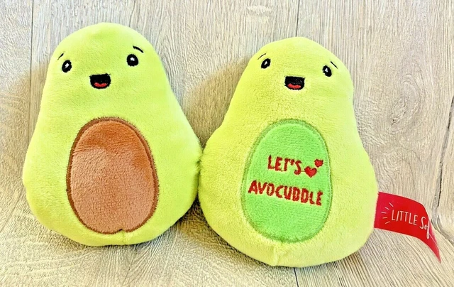 AVOCADO VALENTINES SOFT Toy Plush Let's Avocuddle Love Romance 5” Cuddly Couples £9.99 - PicClick UK