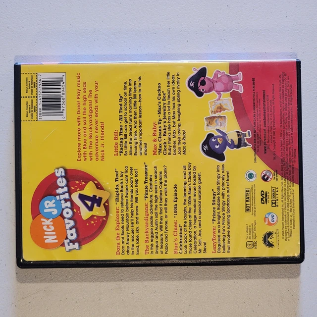 NICK JR. FAVORITES 4 DVD 2006 NICKELODEON ANIMATION FAMILY CHILDREN'S ...