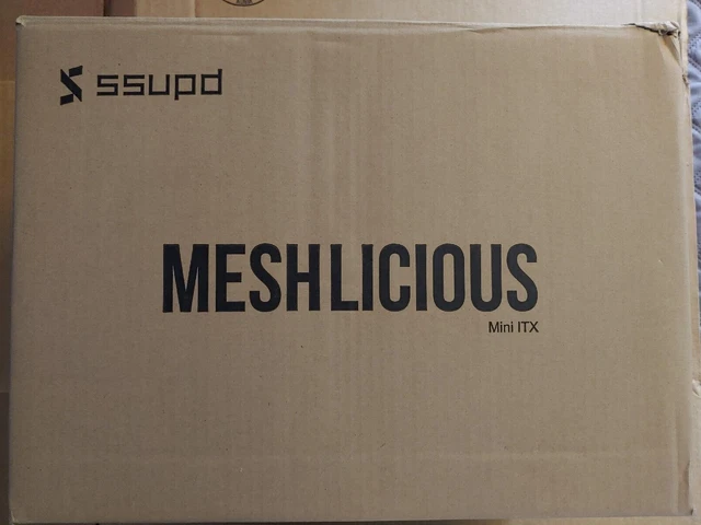 SSUPD MESHLICIOUS MINI ITX Case Full Mesh Panels White PCI-E 4.0 £107. ...