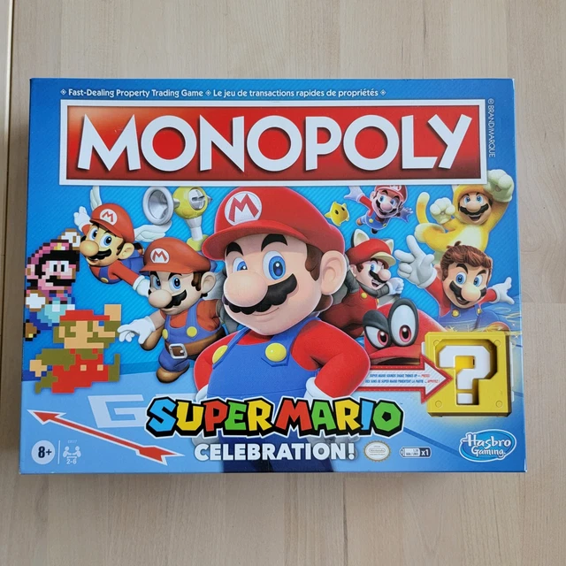 HASBRO MONOPOLY SUPER Mario Celebration Edition Board Game 100% ...