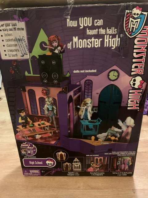MONSTER HIGH SCHOOL Fold Out Playset In Box Complete With All ...