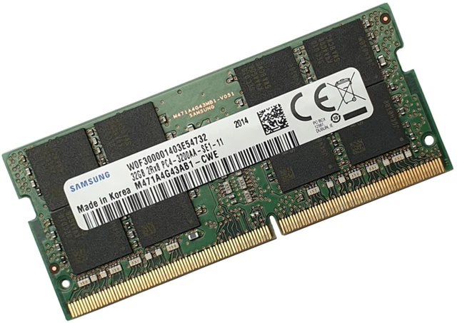 32 GB RAM DDR4 3200Mhz PC4-3200AA per gigabyte BRIX GB-BRR5-4500 ...