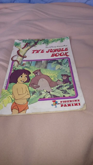 WALT DISNEY THE jungle book figurine panini sticker album stickers 1983 ...
