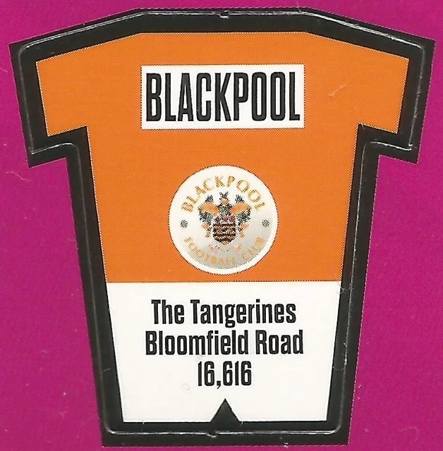 MOTD-LEAGUE LADDER TEAM Tab-2025-26-Blackpool £0.99 - PicClick UK