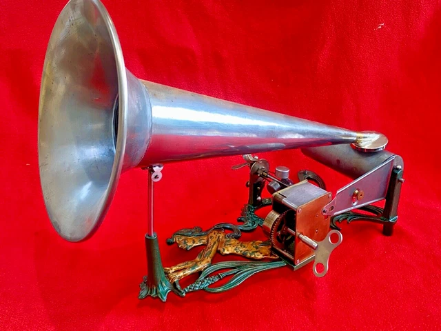 SYRENA / MERMAID Puck Phonograph Lyre Shaped Cast Base. £375.00 ...