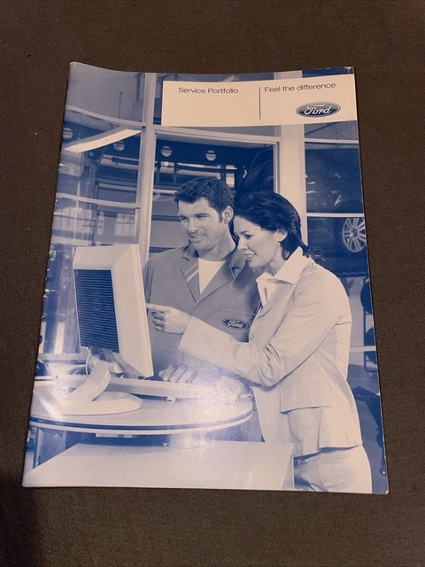 GENUINE FORD SERVICE BOOK PORTFOLIO UNUSED BLANK dated 2007 £21.00 ...