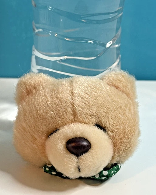 COLLECTIBLE FOREVER FRIENDS Qute Plush Brooch/Badge with Green Polka ...