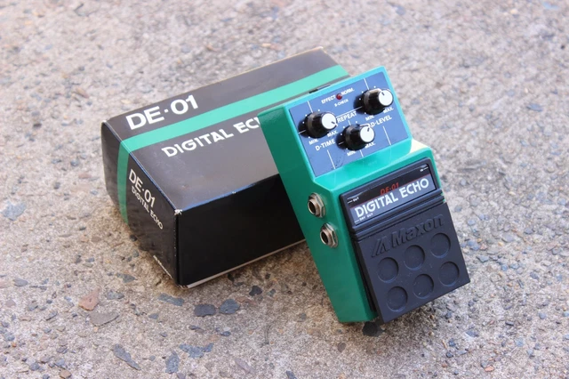 1980S MAXON DE-01 Digital Echo MIJ Japan Effects Pedal w/Box $289.00 ...