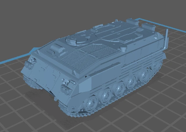 BRITISH ARMY FV432 APC model resin 3D printed GREY multiple scales £32. ...