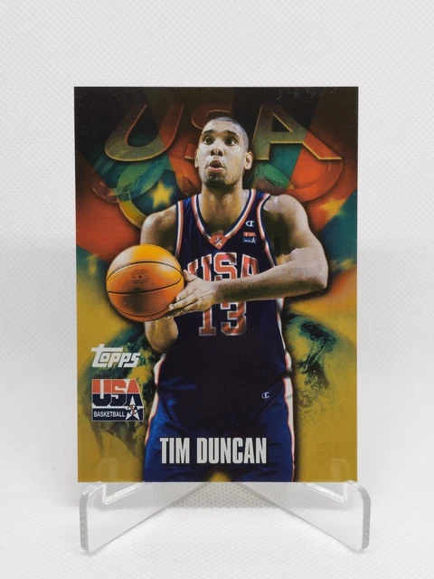 TIM DUNCAN 2000 Topps Team USA Basketball #57 USA Gold EUR 2,23 ... TIM DUNCAN 2000 Topps Team USA Basketball #57 USA Gold EUR 2,23 ...