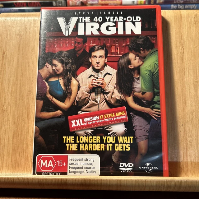 THE 40-YEAR-OLD VIRGIN (DVD 2005) Region 4 Comedy,Romance, Steve Carell ...