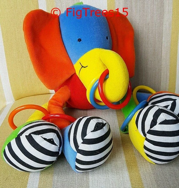 JELLYCAT ELLIE HOOPY Loopy Elephant 27cm High Plush Soft Toy D296 £15. ...