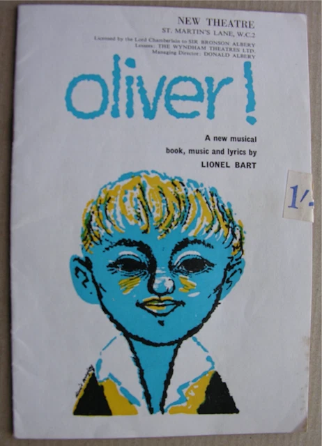 1963 OLIVER! JOHNNY Lockwood, Nicolette Roeg, Robert Bridges, Olwen ...