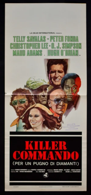 AFFICHE KILLER COMMANDO pour Un Poing De Diamant Peter Fonda B80 EUR 33 ...