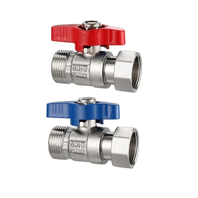 FULL PORT COPPER Boiler Ball Valve 4 Inch Hot Cold Water Vertical Flow ...