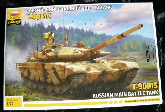 ZVEZDA 1:72 T90-MS Kampfpanzer, ungebaut, komplett EUR 14,80 - PicClick DE