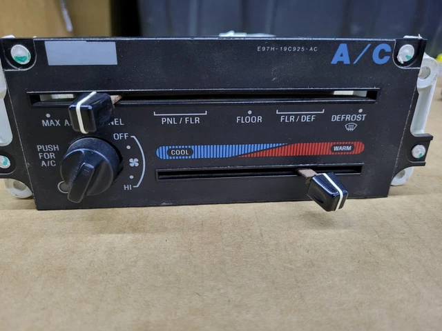 89-92 FORD RANGER a/c Heater Climate Control Unit Module Switch F17H ...