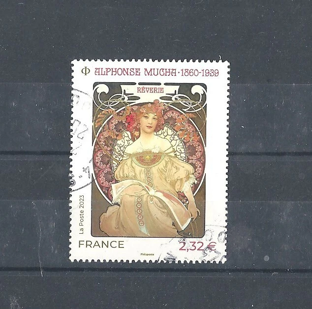 TIMBRE FRANCE OBLITERE 2023 Alphonse Mucha Grand Format Cachet Rond EUR ... TIMBRE FRANCE OBLITERE 2023 Alphonse Mucha Grand Format Cachet Rond EUR ...