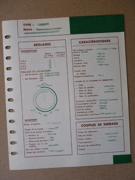 FICHE TECHNIQUE DAVID Brown AD6. David Brown Trackmaster 50 EUR 6,49 - PicClick FR