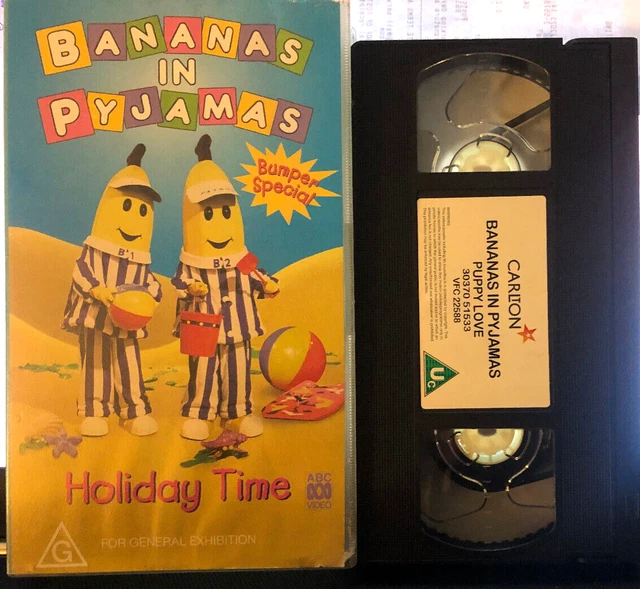 BANANAS IN Pyjamas Holiday Time 1998 VHS - RARE ** £11.99 - PicClick UK