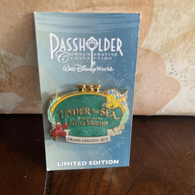 WDW WALT DISNEY Pin Under the Sea Journey Of The Little Mermaid Grand ...