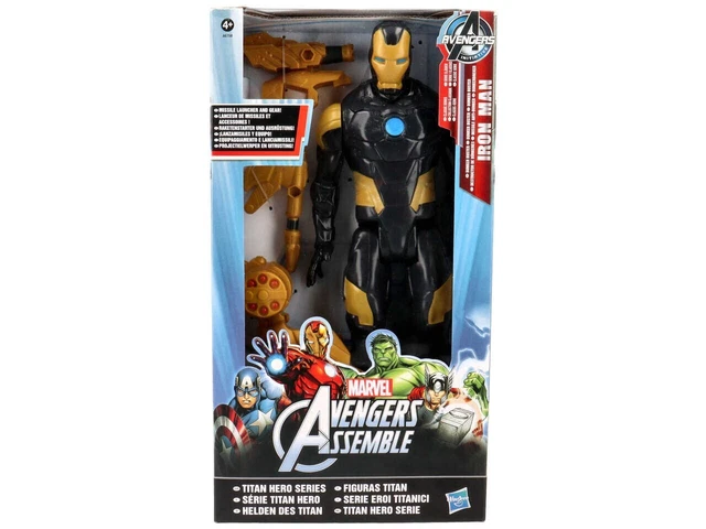 ACTION FIGURE MARVEL Hasbro Avengers Assemble Iron Man Missile Anti ...