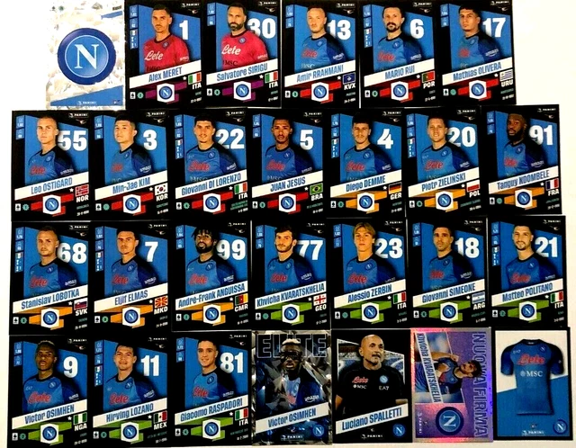 PANINI, CALCIATORI 2022-2023: serie completa di figurine Napoli EUR 25,00 - PicClick IT