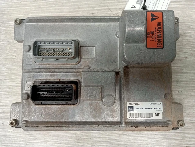 HOLDEN COLORADO ECU Engine Ecu, 3.0, 4Jj1, Diesel, P/N 8980795240, Sec ...