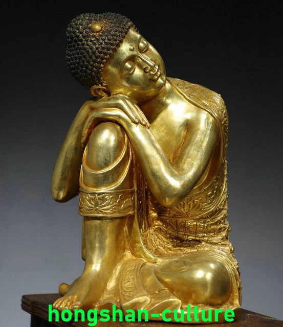 STATUE DE BOUDDHA Amitabha Shakyamuni Sakyamuni Amitabha en bronze doré EUR 599,00 - PicClick FR
