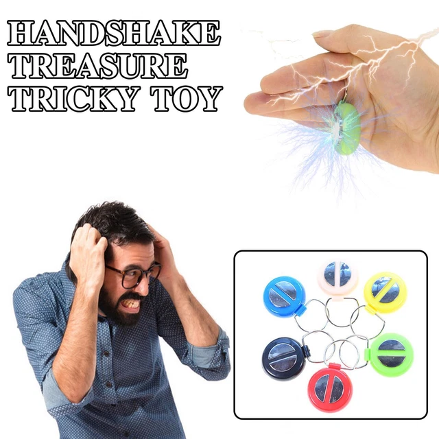 FUNNY PRANK ELECTRIC Shock Handshake Trick Buzzer Shock Toys Cadeau ...