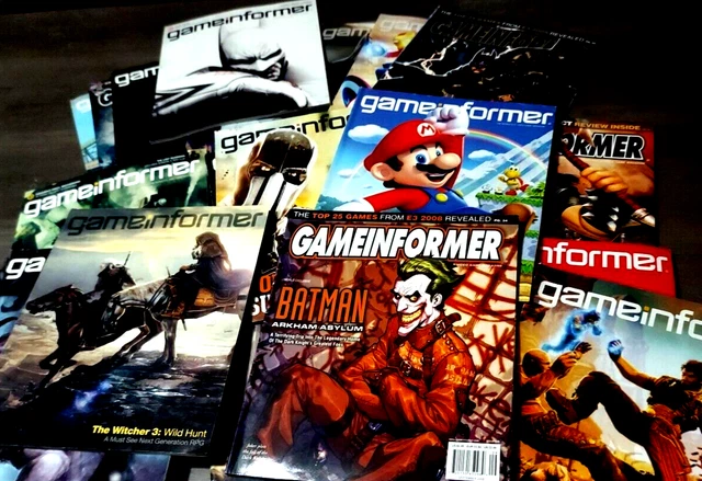 GAME INFORMER VINTAGE 26 magazine Lot Retro Gaming Mario Batman Guitar ...