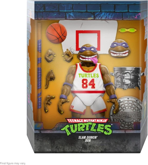 SUPER7 TEENAGE MUTANT Ninja Turtles Slam Dunkin' Don - ULTIMATES! 7 in ...