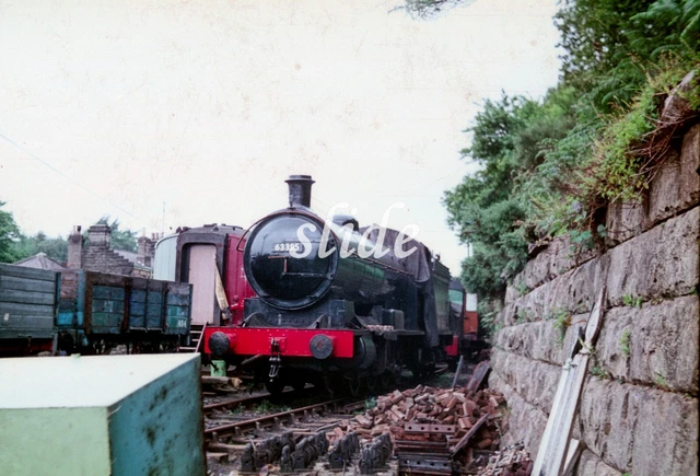 BRITISH RAILWAYS LNER Q6 0-8-0 Steam Locomotive 63395 1970 Orig Slide ...