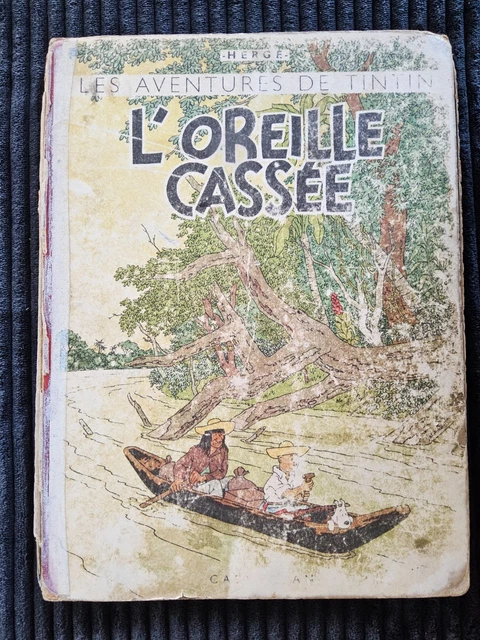 TINTIN - L’OREILLE cassée - A20 - EO de 1943 - Dos blanc EUR 110,00 ...