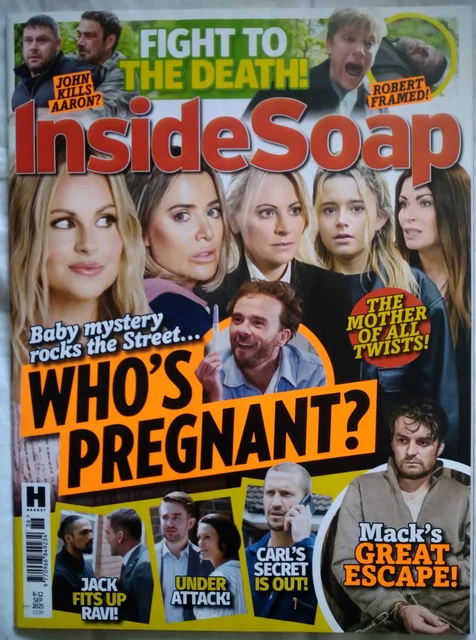 INSIDE SOAP MAGAZINE 6th-12th September 2025 FREE POST £5.96 - PicClick UK