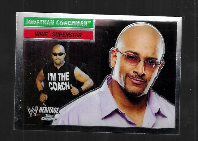 WWE HERITAGE CHROME Topps 2006 carte 20 Jonathan Coachman EUR 2,20 ...
