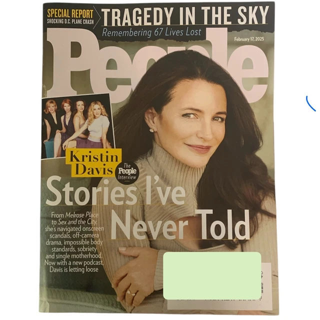PEOPLE MAGAZINE FEBRUARY 17 2025 Kristin Davis Tragedy In The Sky 67 ...