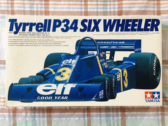KIT MODÈLE TAMIYA Tyrrell P34 six roues 1/20 collection Grand Prix 5 ...
